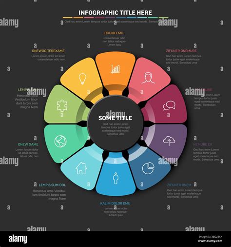 Modern Circular Infographic Template For Data Visualization This Professional Circular