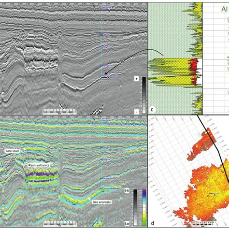 a nnw sse seismic stack section intersecting well n6604 10 1 b
