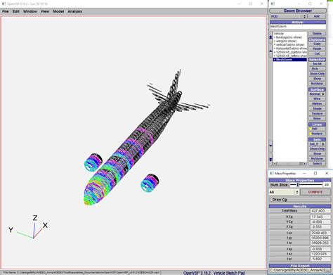 Mass Prop Calculation Issue Win10 Reopened Issue 117 OpenVSP