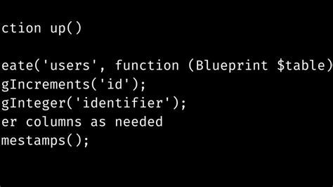 Bigint In Laravel Migration A Note On