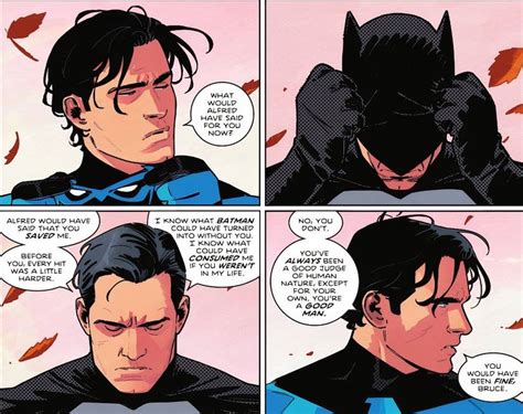 Say What You Will But Batman And Dick Grayson Mark The Best Father Son