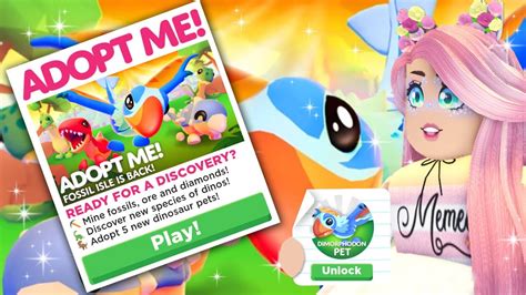 Adopt Me Fossil Isle Returns 🦕 Roblox Adoptme Youtube