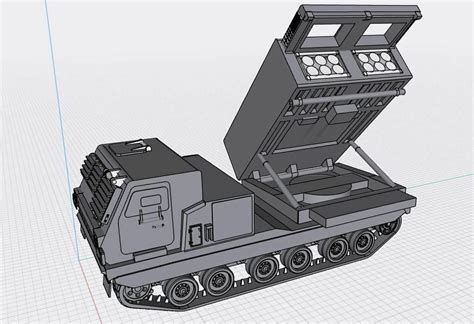 Descargar Archivo 3d Gratis Mlrs Lanzacohetes Múltiple 👽・modelo Para La Impresora 3d・cults