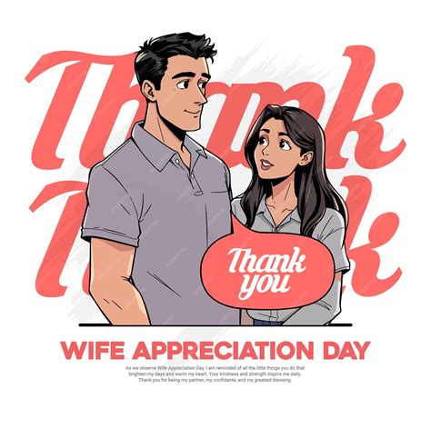 Wife Appreciation Day Social Media Post Banner Template Premium Ai