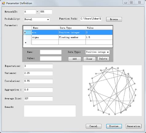 Network Structure Detailed Parameter Definition Interface Download Scientific Diagram Network Structure Detailed Parameter Definition Interface Download Scientific Diagram