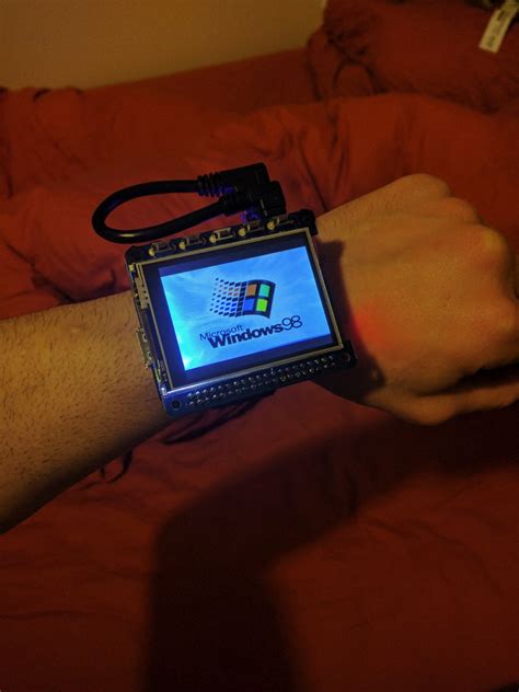 Pi Powered Windows 98 Wrist Watch Raspberrypi Piday Raspberrypi