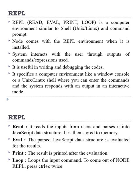 Node Repl A Beginners Guide Pdf