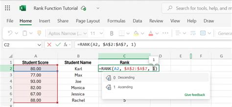 Rank Formula In Excel Easy Guide To Use Rank Function