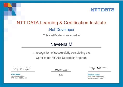naveena m on linkedin developer nttdataservices
