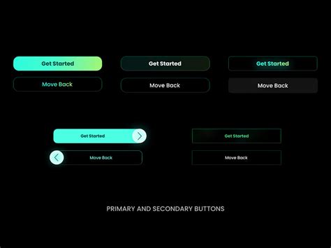 Primary And Secondary Buttons By Megha Gaur On Dribbble