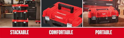Craftsman Versastack System Tool Box Tool Storage Lockable 17 Inch Cmst17830