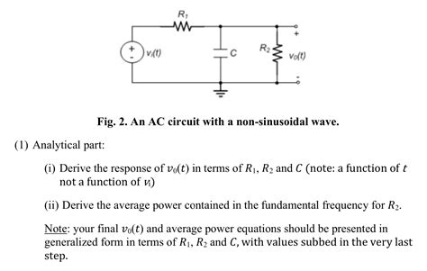 Solved In The Circuit Shown In Fig The Input Voltage Is Chegg