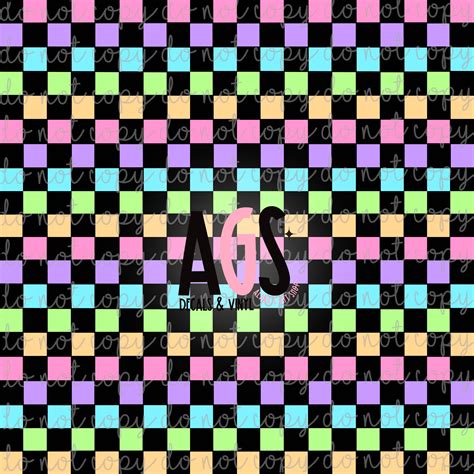 0598 Rainbow Checker Alanas T Shop