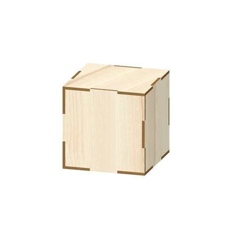 Cube Laser Cut Files Laser Cut Template Laser Cut Pattern Etsy