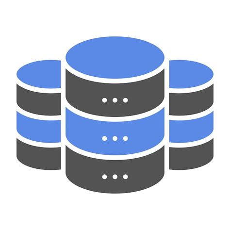 Premium Vector Database Icon Style