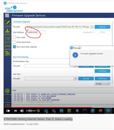 Solved Trying To Flash Coprocessor P Nucleo Wb55 Stmicroelectronics Community