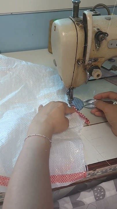 버려지는 쌀포대로 장바구니만들기 미싱 쏘잉 리싸이클 Recycle 미싱멍 Youtube