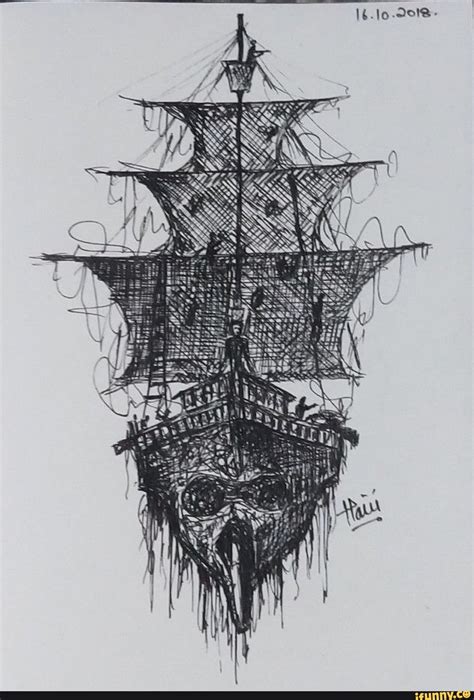 Рисунок парусника 71 фото