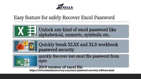 Stella Excel Password Recovery Software Ppt Password Security