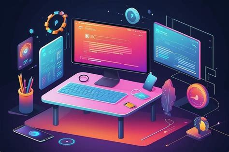 Premium Ai Image Software Code Testing Concept Illustration