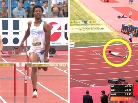 [포착] 아찔한 의상사고…美 육상선수 국제대회서 ‘중요부위 노출에도 우승