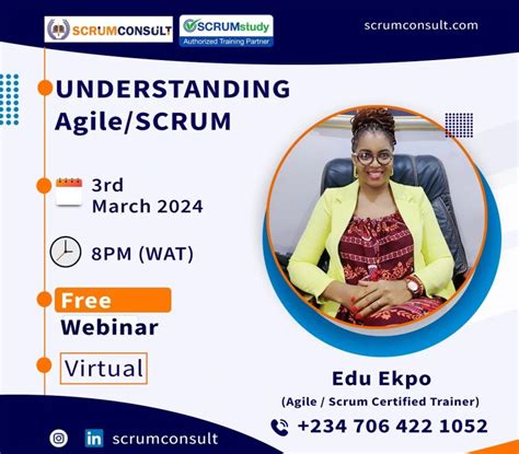 Edu Ekpo On Linkedin Freewebinar Scrum Scrumtraining