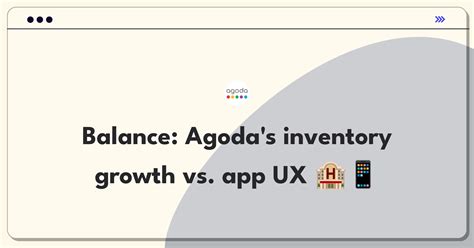 Agoda Inventory Vs Ux Tradeoff Product Strategy Interview Nextsprints