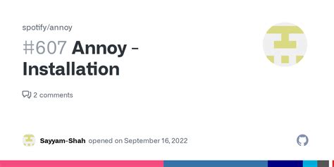 annoy installation · issue 607 · spotify annoy · github