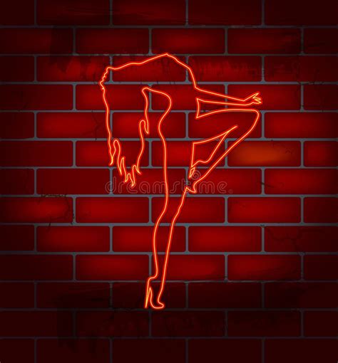 Neon Girl Stock Vector Image Of Entertainment Erotic 33385688