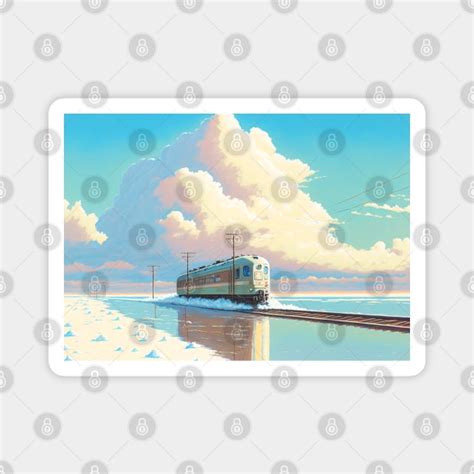Retro Anime Style Old Japanese Train Anime Magnet Teepublic
