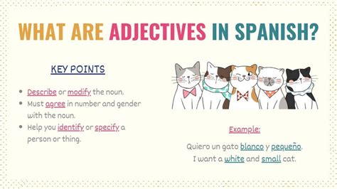 Spanish Adjectives Rules And Uses Of Adjectives In Spanish