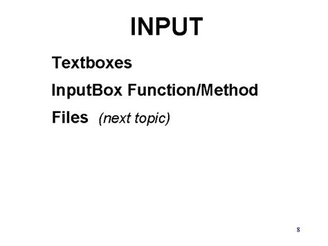 input and output 1 output text boxes labels