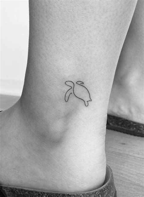 Turtle Silhouette Tattoo