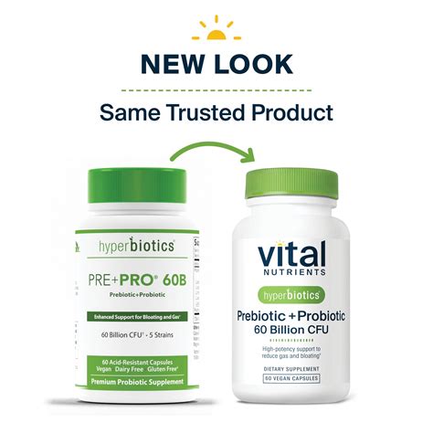 Hyperbiotics Pre Pro Advanced Strength Prebiotic Probiotic