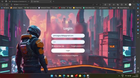 Prince Gaur On Linkedin Webdevelopment Coding Internship Technohack Loginpage Webdesign