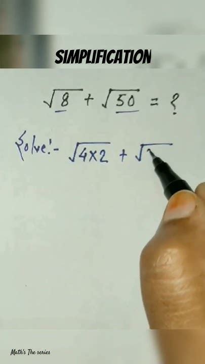 Simplification 🔥💯 Mathstheseries Simplictiontricks Maths Shorts Youtube