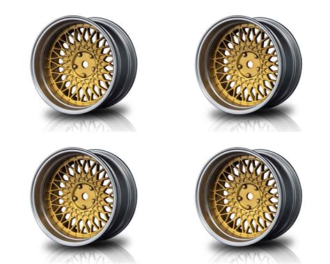 MST Racing Drift Felge Silbermatt Gold Offset Verstellbar MST GD TRA Shop Der