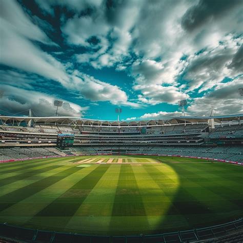 Premium Photo Cricket Stadium