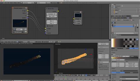 simple object emit particles and physics simulations blender