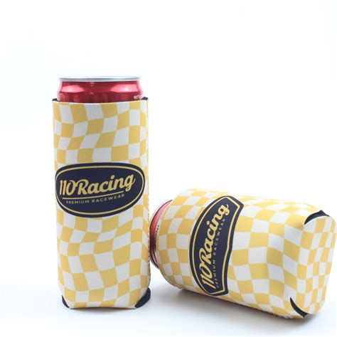 110 Racing Neoprene Can Koozie Yellow 110racing