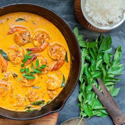 Kerala Shrimp Coconut Curry Recipe Prawn Curry Curry Recipes