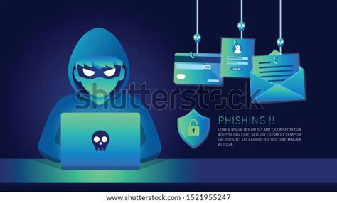 Hacker Laptop Computer Stealing Confidential Data Stock Vector Royalty Free 1521955247