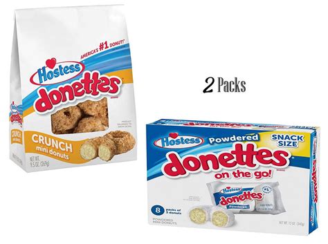 Hostess Powdered Donettes Donuts Snack Pack 8 Count 12 0 Oz And