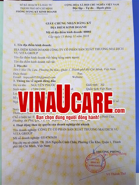 Thủ tục cấp Giấy chứng nhận đăng ký hộ kinh doanh