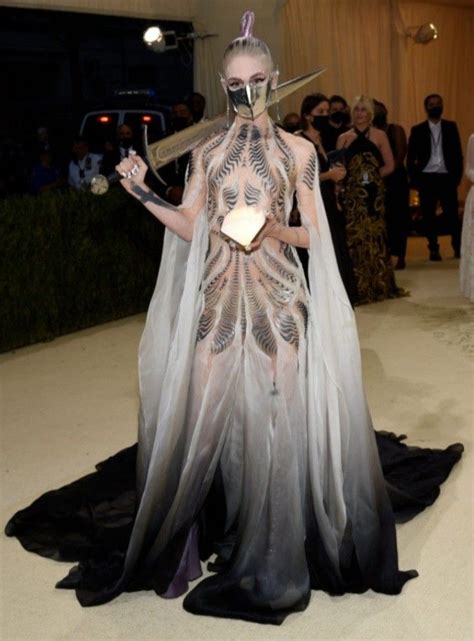 Grimes Met Gala 2021 Grimes Met Gala Dress Grimes Wedding Dress