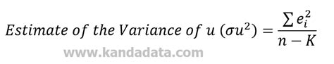 How To Find Variance Standard Error And T Value In Simple Linear Regression Kanda Data