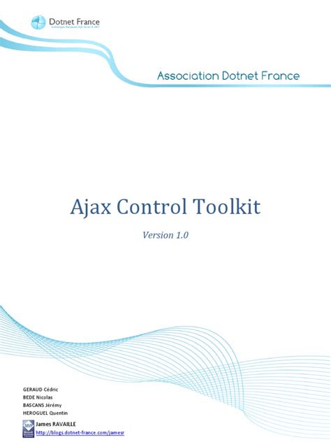 Ajax Control Toolkit Pdf Ajax Programmation Javascript