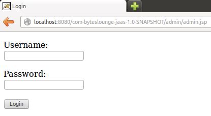 Jaas Form Based Authentication In Tomcat Example