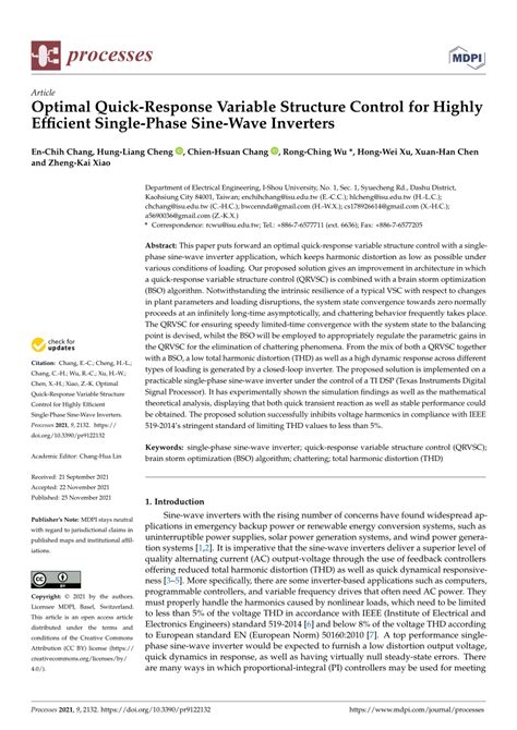 Pdf Optimal Quick Response Variable Structure Control For Highly