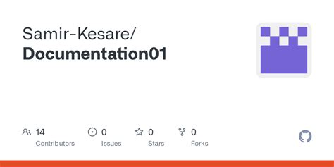 github samir kesare documentation01